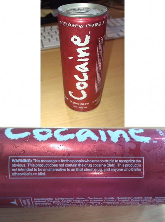 Cocaine energy drink warning - Really funny pictures collection on ...