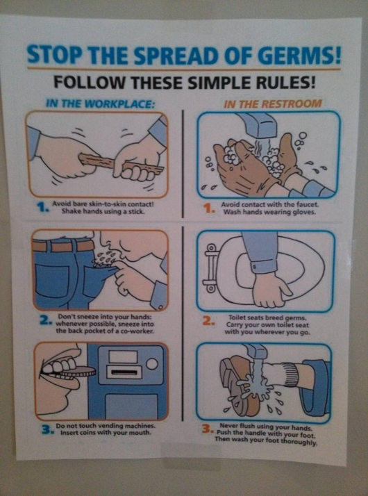 Stop the spread of germs - Really funny pictures collection on picshag.com