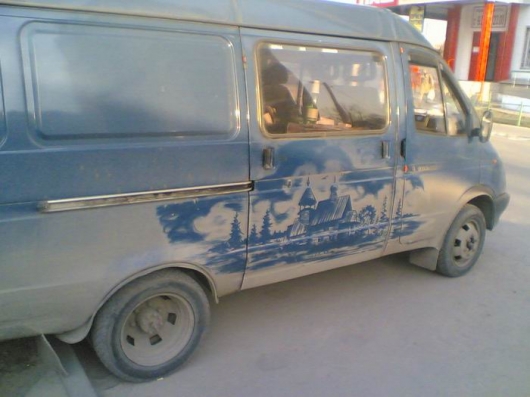 Dirty van artwork - Really funny pictures collection on picshag.com