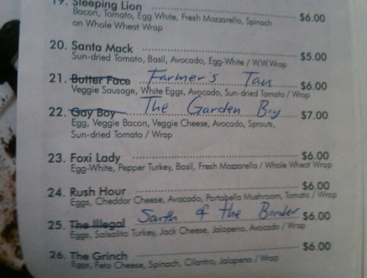 Inappropriate menu names - Really funny pictures collection on picshag.com