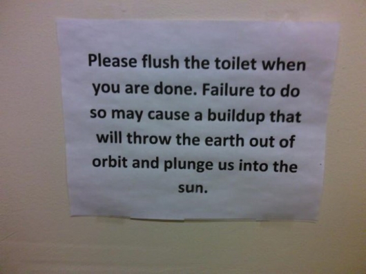 Please flush - Really funny pictures collection on picshag.com