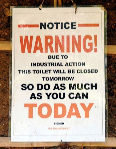 Toilet notice - Really funny pictures collection on picshag.com