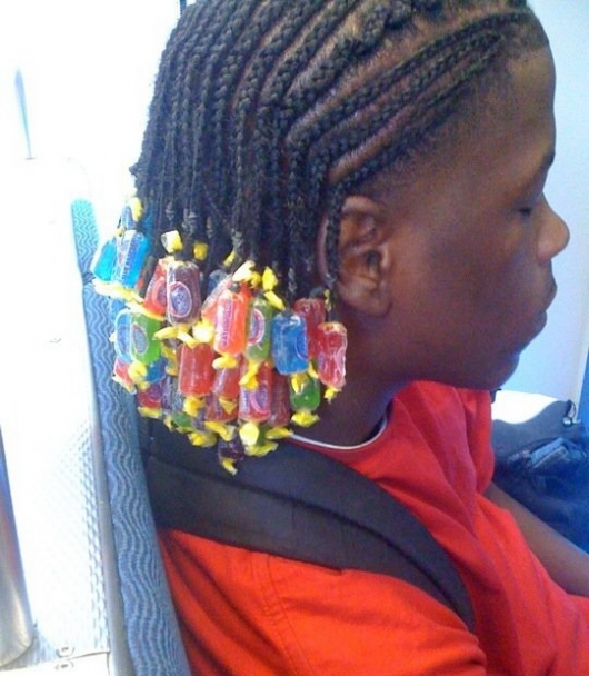 Candy hair - Really funny pictures collection on picshag.com